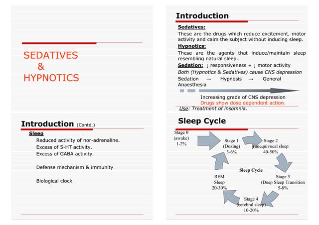Sedatives and hypnotics | PPT