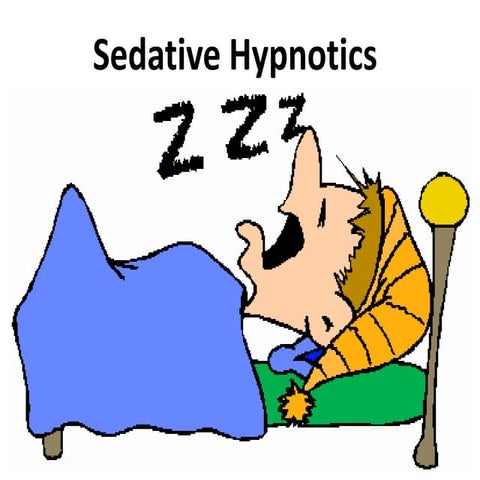 Sedatives and hypnotics | PPT