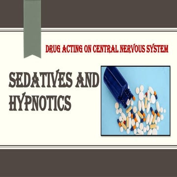 Benzodiazepines; Diazepam | PPTX