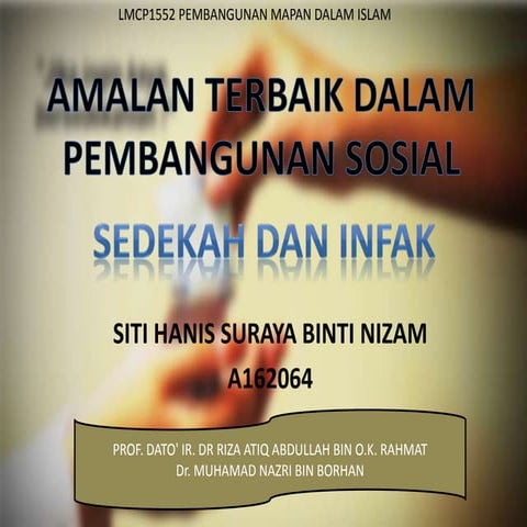 Sedekah dan Infak | PPTX