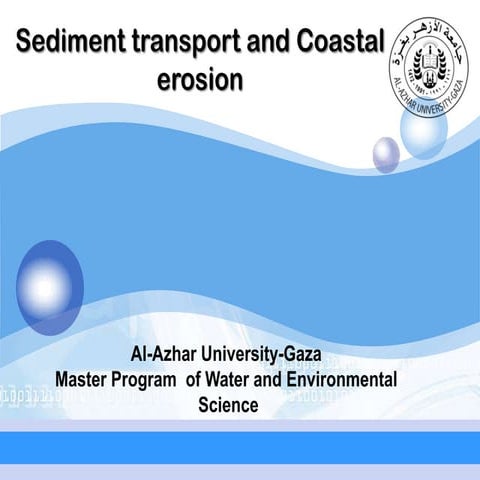 Sediment transport-Environmental Health | PPTX