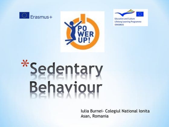 Sedentary Lifestyles Final | PPT