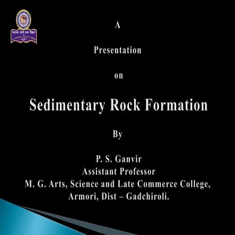 Sedimentary rock formation | PPTX