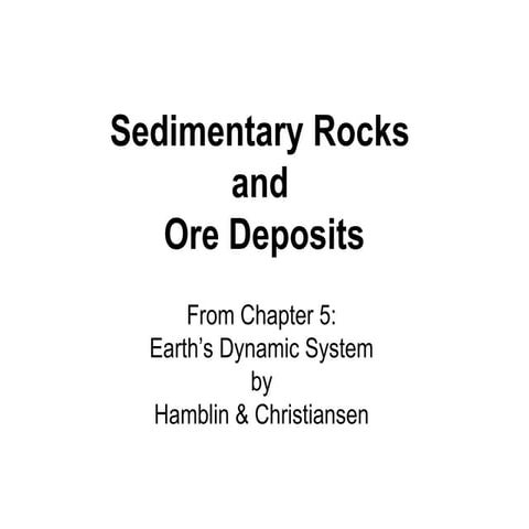 Economic geology - Supergene ore deposits | PPT