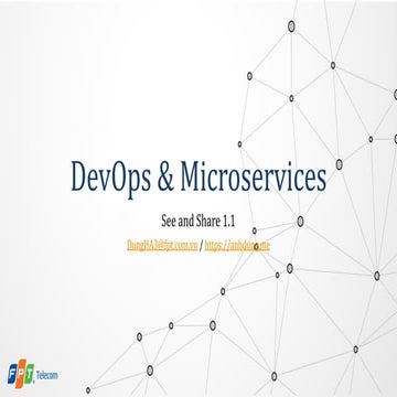 SeeAndShare 2: DevOps & MicroServices | PPT