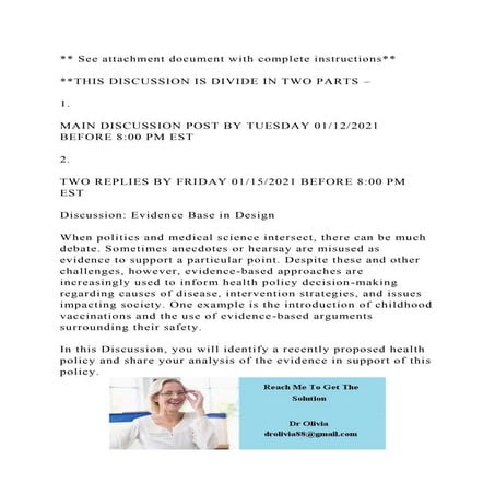 See attachment document with complete instructionsTHIS DI.docx