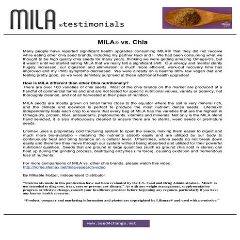 Mila V Chia | PDF | Nutrition | Healthy Living