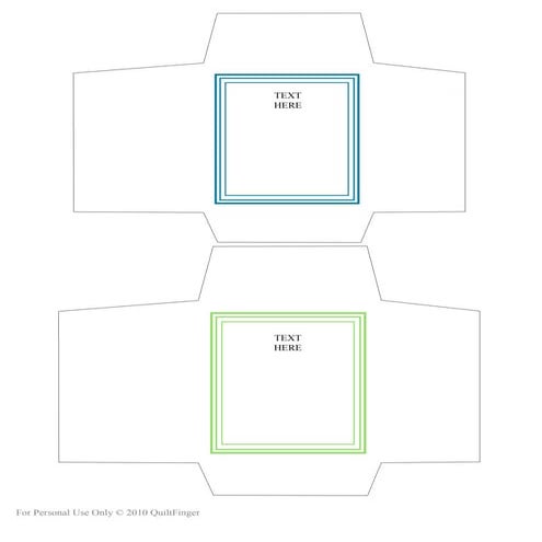 Seed Envelope Blue and Green | DOC