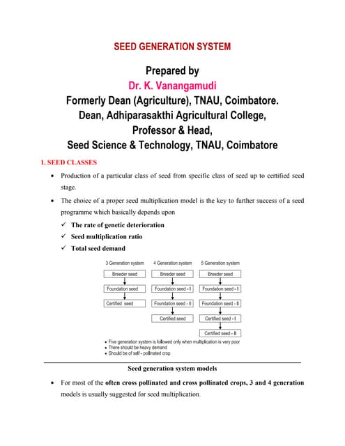 Characteristics of Good Quality Seeds.pptx | Agriculture | Industries