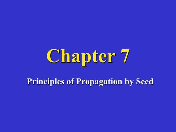 Chap 8 Seed Propagation Ppt