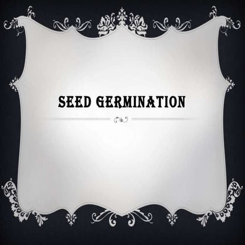 Seed germination | PPT