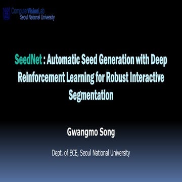 Seed Net Automatic Seed Generation With Deep Reinforcement Learning For Robust Interactive
