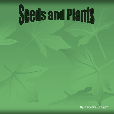 Plant Parts and Life Cycle Grade 1 Lesson (Quarter 4) | PPTX