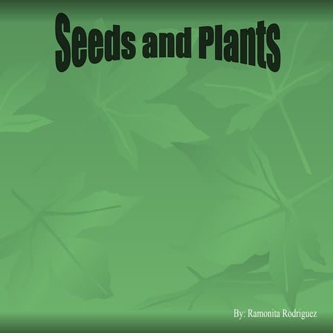 SeedsandPlants all about seeds anything about | PPT