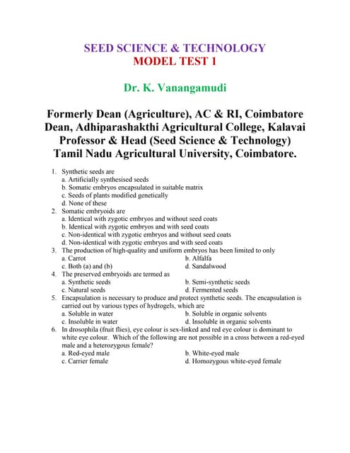 Agricultural Biotechnology.pptx | Biotech and Biomedical Industry ...