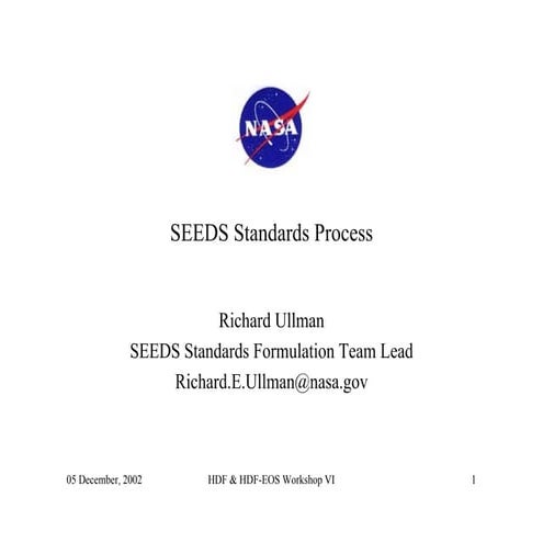 SEEDS Standards Process | PDF