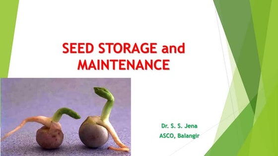 Seed storage | PPT