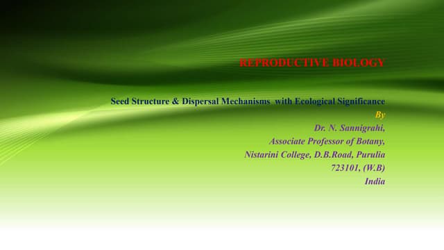 seed : structure, parts of a seed, types | PPTX