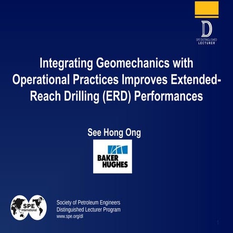 Integrating Geomechanics With Operational Practices Improves Extended ...