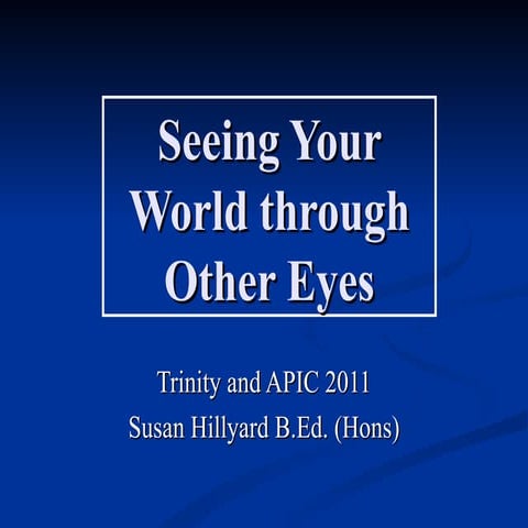 Seeing your World through other Eyes | PPT | Drama | Genres