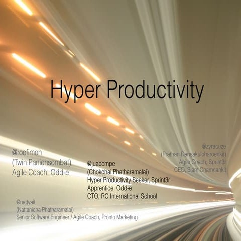 Seeking Hyper Productivity | PDF