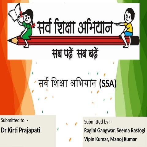 seema rastogi Sarv Shiksha ABHIYAN presentation | PPT