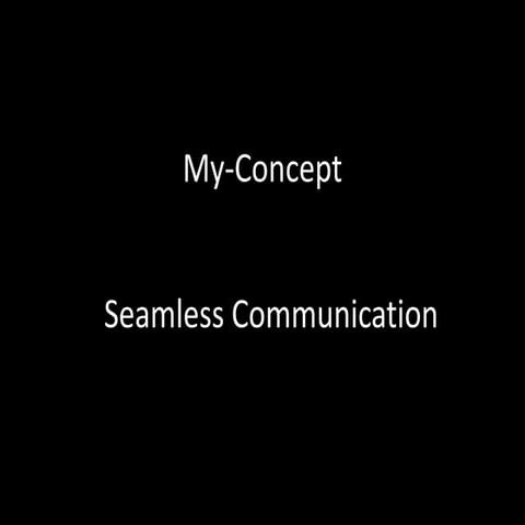 Seemless communication concept | PPSX