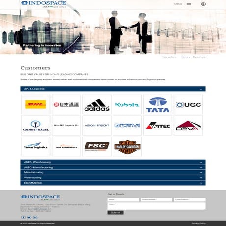 See Our Client - IndoSpace | PDF | Large Business | Business