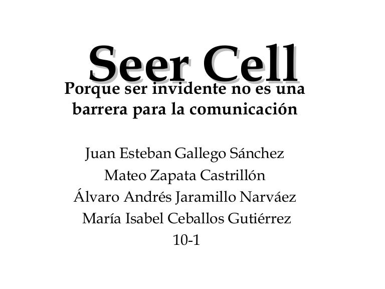Cell Function Seer Training