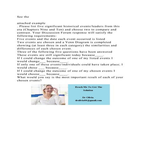 See theattached example.Please list five significant histo.docx