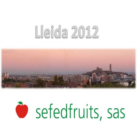 Sefed fruits 2012 per l'em | PPT