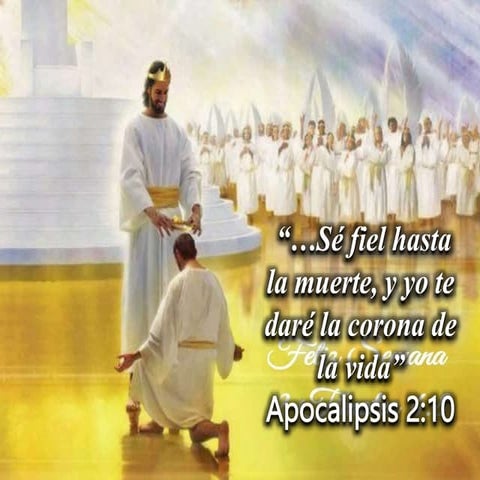 ...se fiel hasta la muerte... (Apocalipsis 2:10) | PPTX