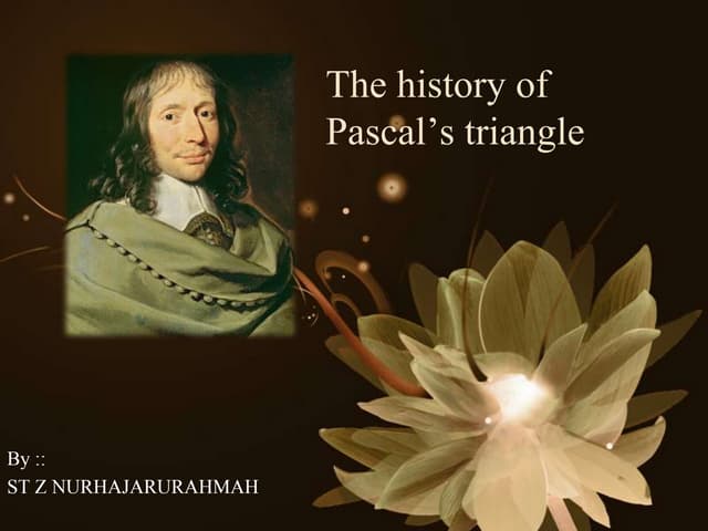 Pascal's Triangle slideshow | KEY