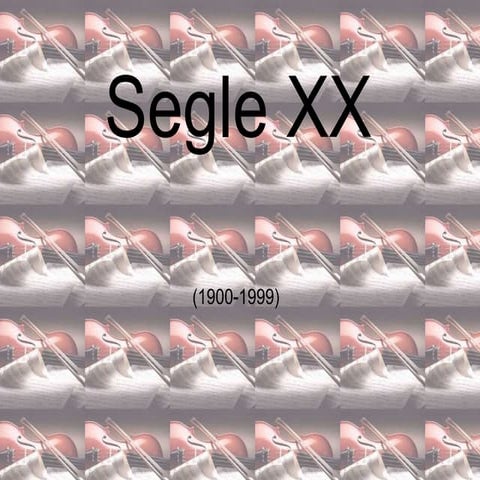 Segle xx bell-lloc | PPTX