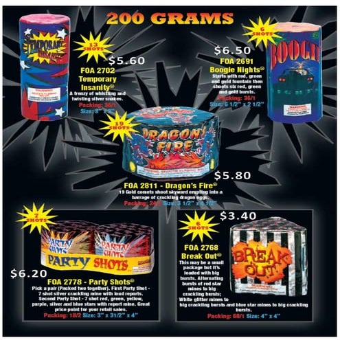 Segment 014 of fireworks catalog | PDF