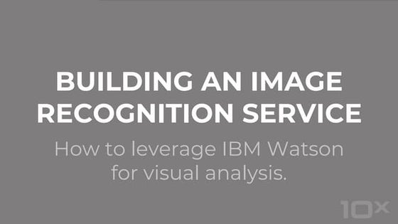 Building a Visual Recognition Service | PPT