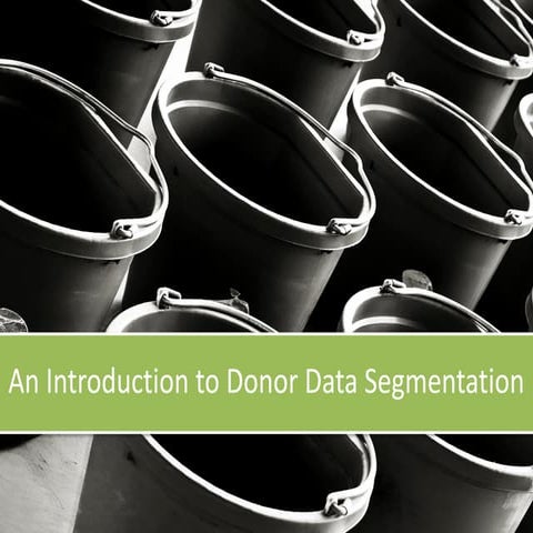 An Introduction to Donor Data Segmentation | PDF