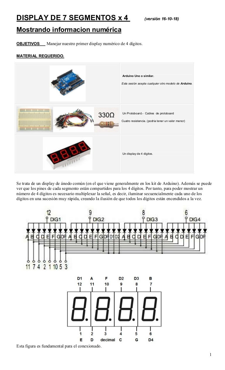 Autor Tratado cesar multiplexar display 7 segmentos arduino darse cuenta arco correr