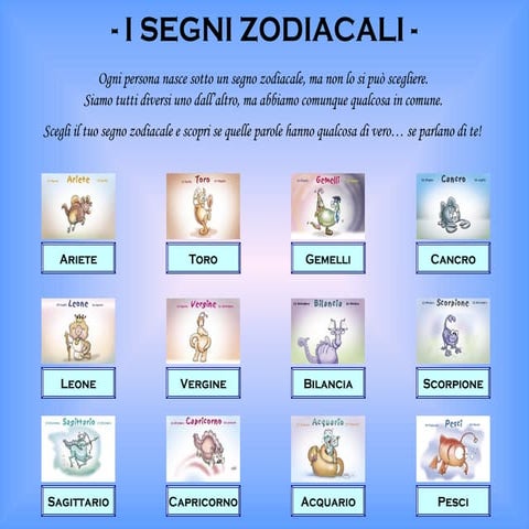 Segni zodiacali | PPS