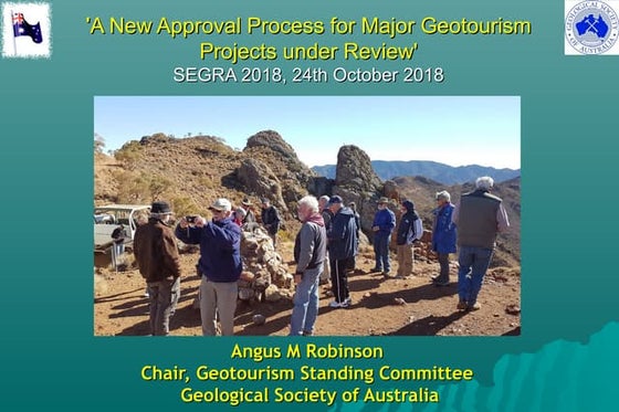 Geotourism and a Geopark in the Margaret River Region: Mark Delane | PPT