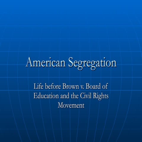 Segregation 20 powerpoint | PPT