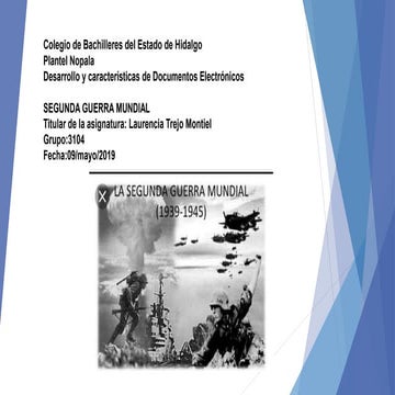 La segunda guerra mundial | PDF