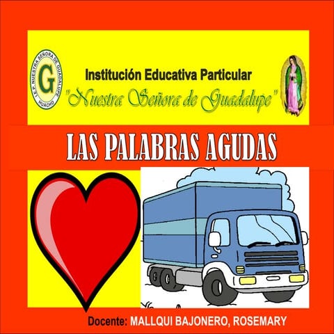 Palabras agudas, graves, esdrújulas y sobresdrújulas | PPT