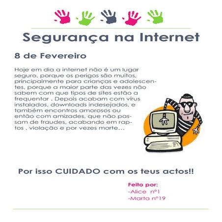 Os perigos da Internet | PPT