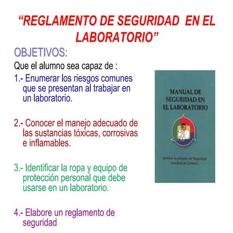 Símbolos de seguridad en el laboratorio | PPTX