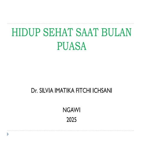 hisup sehat saat berpuasa bukber idi.ppt