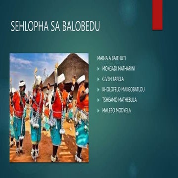 SEHLOPHA SA BALOBEDU 1.pptx