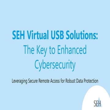 SEH Virtual USB Solutions _ The Key to Enhanced Cybersecurity - Info ...