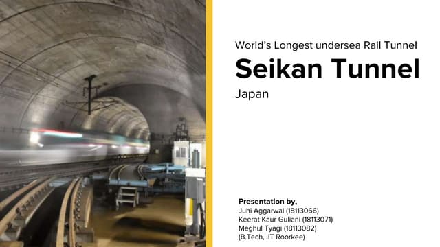 Ventilation in tunnels | PPTX