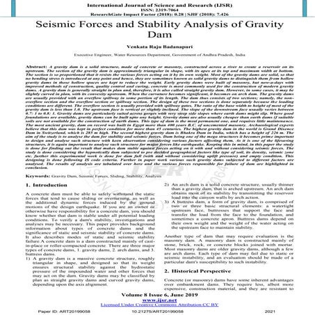 Seismic Forces and Stability Analysis of Gravity Dam.pdf